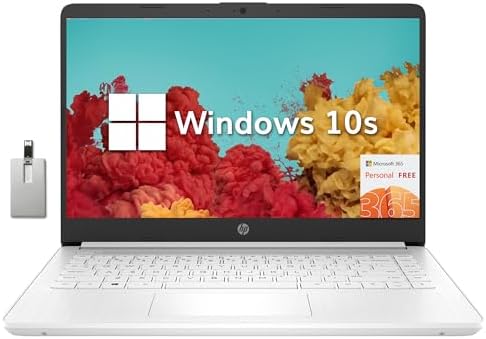 HP Stream 14'' HD Laptop, Intel Celeron N4020 Dual-core Processor, 4GB ...