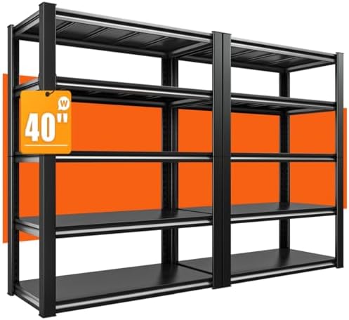 Amazon.com: REIBII 48''W Garage Shelving 2500LBS Storage Shelves Heavy ...