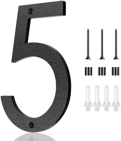 Amazon.com: Modern House Numbers For Outside Modern 7 Inch ,Street ...