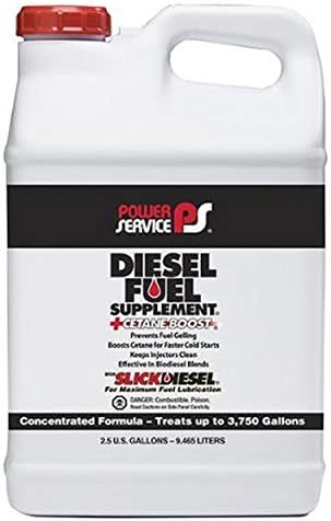 Amazon.com: Power Service Diesel Fuel Supplement +Cetane Boost - 26 ...