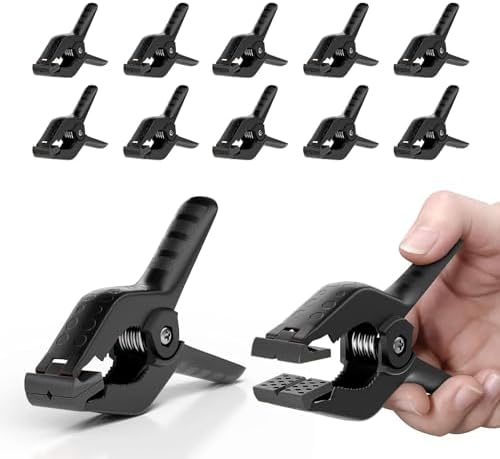 Neewer 6-Pack Set Heavy Duty Muslin Spring Clamps Clips 4.5"/11.4cm for ...