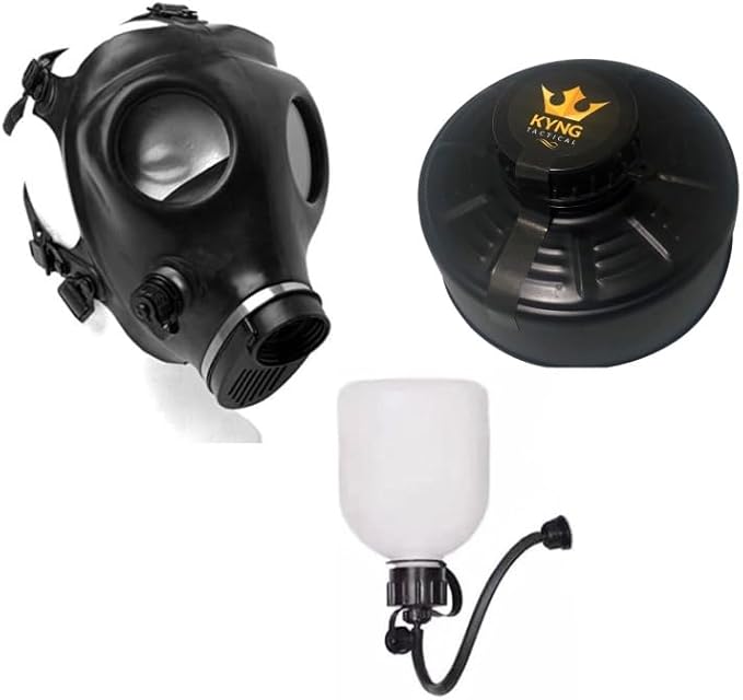 3m Respirator Mask KYNG Gas Mask Respirator With HOSE STRAW And BOTTLE ...