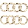 Amazon.com: Gkeygo Key Ring Clip, 1 Inch Keychain Rings, 8 Pack Round ...
