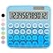 White Calculator, Beige Standard Calculator 12 Digit with Large LCD ...