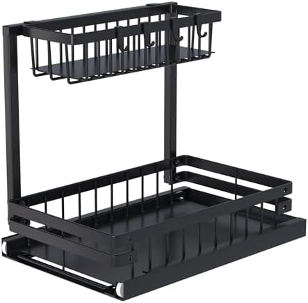 Amazon.com - Solidhouse Under Sink Organizer, 2-Tier Under Kitchen ...