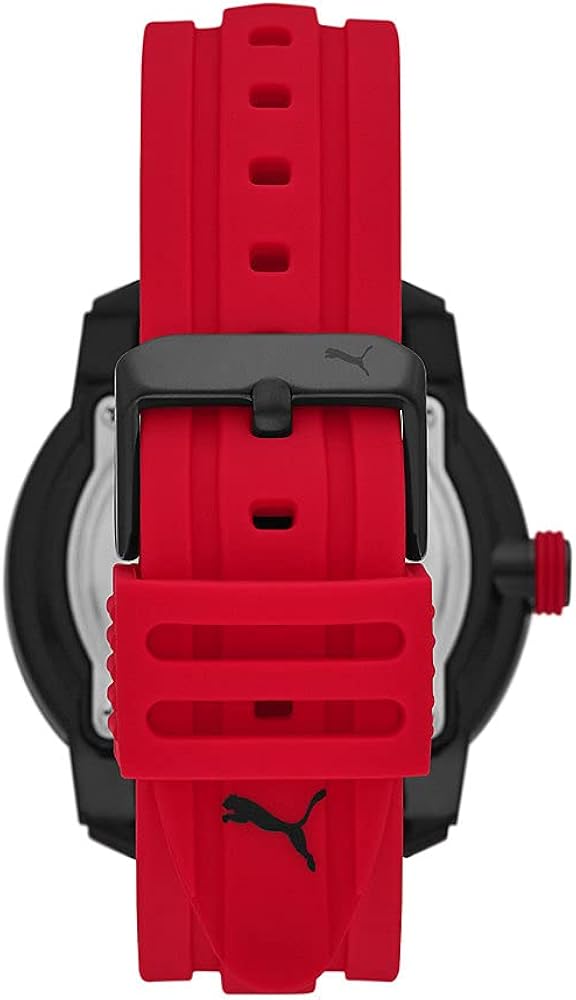 PUMA Men’s Analogue Watch with Silicone Strap - BigaMart