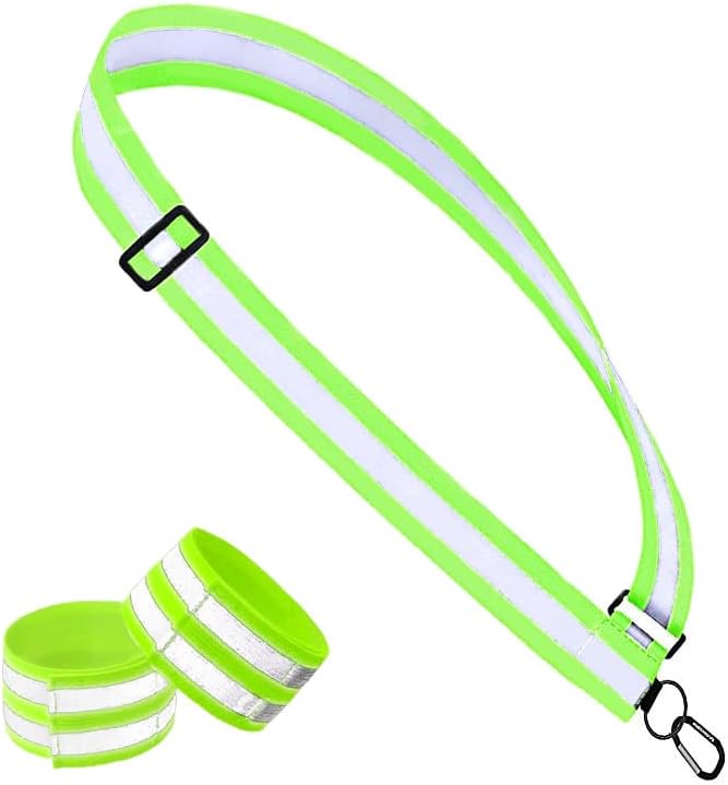 Amazon.com : FLSXCHAMJD Reflective Sash, Reflective Safety Gear ...