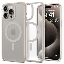 Amazon.com: Spigen Magnetic Ultra Hybrid MagFit Designed for iPhone 15 Pro Case, [Compatible ...