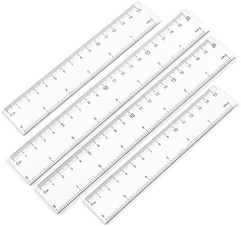 Amazon.com : Mr. Pen- Ruler, 6 inch Ruler, Pack of 3, Clear Ruler ...