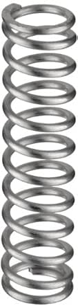 Stainless Steel 302 Compression Spring, 0.36" OD x 0.045" Wire Size x 1 ...