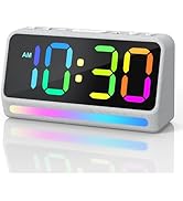 Amazon.com: REACHER Loud Alarm Clock for Heavy Sleepers Adults/Kids ...