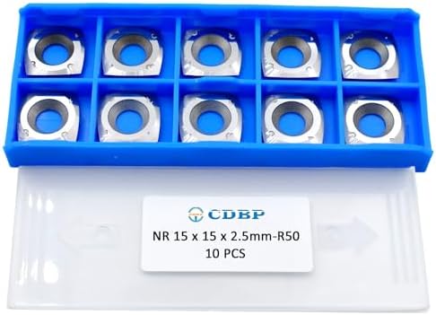 CDBP Woodturning NA 15x15x2.5mm with 2" Radius Square Carbide Insert ...