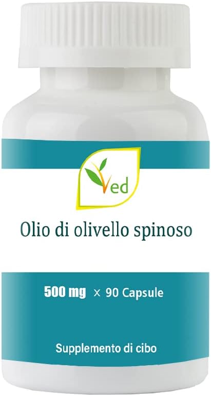 Amazon.com: Ved Sea Buckthorn Oil Capsules 500 mg - 90 Capsules ...