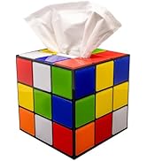 Amazon.com: Magic Cube Tissue Box Cover | Retro Home Decor | Funky ...