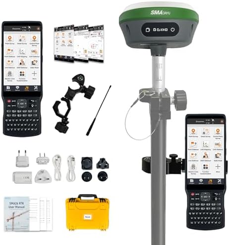 RTK GNSS Surveying Equipment Switchable Rover & Base 32G Storage ...
