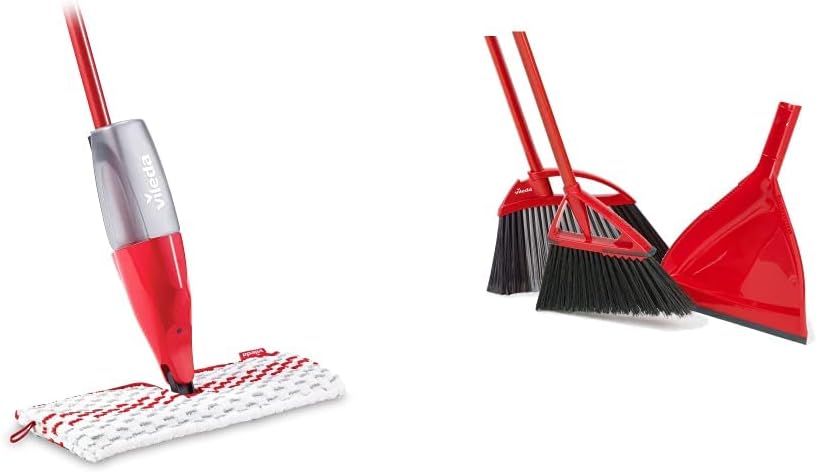 Vileda ProMist Max Balai vaporisateur en microfibre + balai Vileda ...