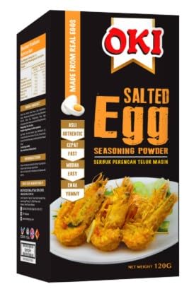 Amazon.com : OKI Salted Egg Seasoning Powder, 120g : Grocery & Gourmet Food