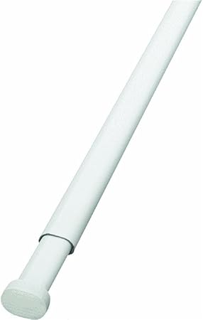 Amazon.com: Levolor Oval Spring Tension Rod 48" - 86" White : Home ...