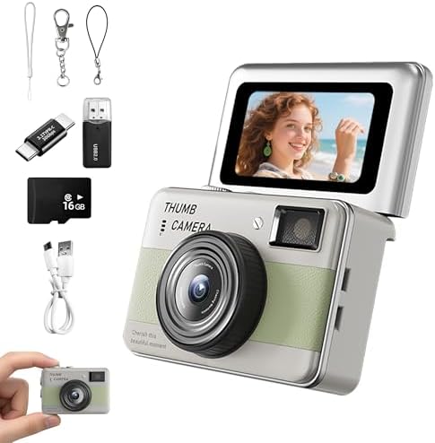 Amazon.com : TerraVerve Mini Keychain Camera - HD Thumb Camera, 1.47 ...