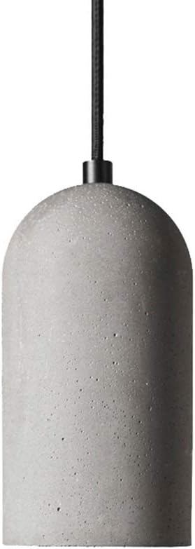 TopDeng Industrial Concrete Cement Pendant Lights, E26 Vintage American ...