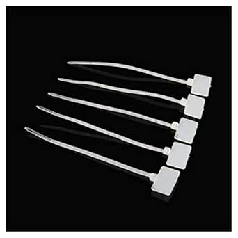 3NH® 100Pcs Zip Ties Write On Ethernet RJ45 RJ12 Wire Power Cable Label ...