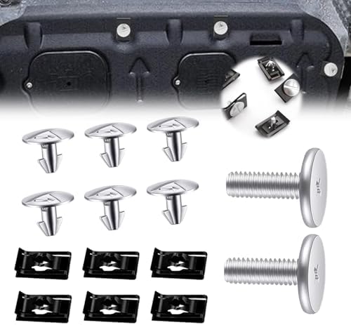 Amazon.com: 14PCS Engine Splash Shield Hardware Kit, Engine Cover ...