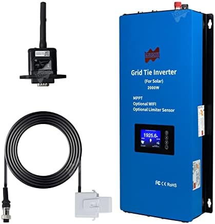 Amazon.com: Marsrock 2000W Grid Tie Inverter with Limiter, 2000 Watt ...