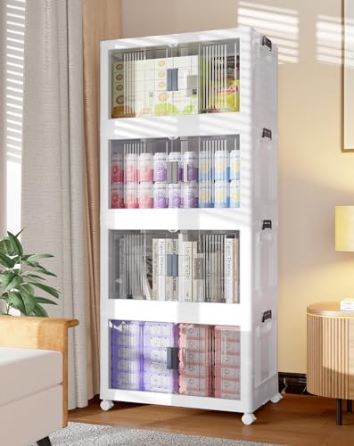 Amazon.com - OlarHike 23QT Storage Bins with Lids - Folding Storage box ...