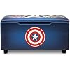 Amazon.com: Delta Children Marvel Avengers Upholstered Storage Bench ...