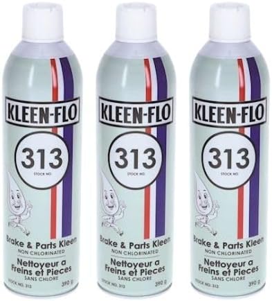 Kleen-Flo 313 Lot de 03 nettoyants de freins en spray sans chlore avec ...