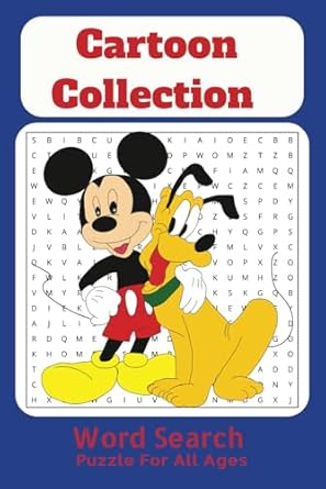 Cartoon Collection Word Search Puzzle Book: Word Searches with Easy to ...