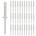 Amazon.com: Coufce 50PCS 3/16" x 1" Tri Grip Rivets Aluminum Trifold ...