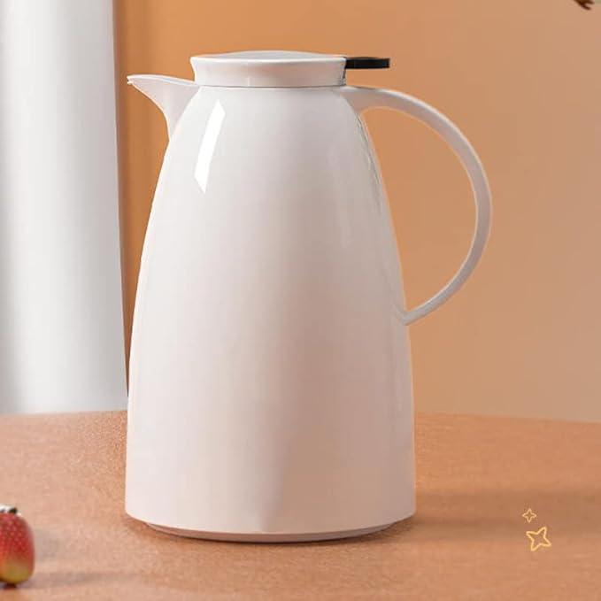 Amazon｜サーモポット 卓上ポット 1500ML/1900ML 大容量 保温ポット ガラスライナー 魔法瓶 真空断熱 保温 保冷 厚手ボトル 家庭用 業務用 テーブル 二重壁設計 ...