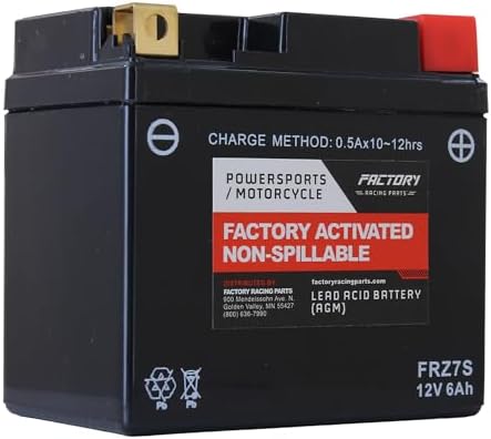 Amazon.com: Factory Racing Parts YTZ7S AGM Battery – Maintenance Free ...
