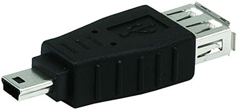 Amazon.com: Monoprice USB A Female to Mini 5 pin (B5) Male Adapter ...