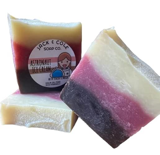 Amazon.com: Vegan, palm oil free soap bar astronaut ice cream soap bar ...