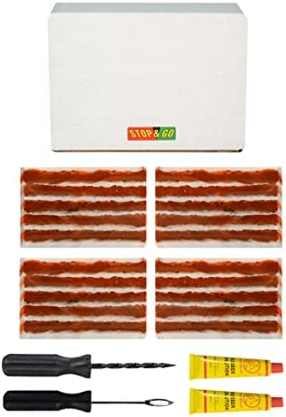 Amazon.com: Stop & Go RP1 84 Piece Tubeless Tire Rope Plug Repair Kit for Punctures and Flats on ...