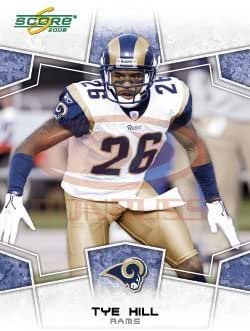 Amazon.com: 2008 Score #298 Tye Hill CB - St. Louis Rams ...