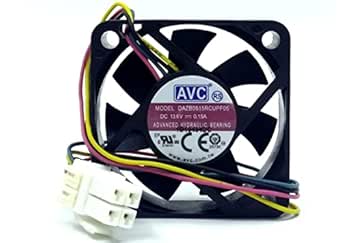 Amazon.com: DAZA0515RCU Fan for DC13.6V 0.15A 50×50×15mm Cooling Fan ...