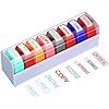 Amazon.com : Crtiin 8 Pcs Office Stamp Set - Approved, Paid, Copy ...