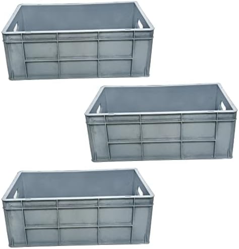 Xela Multipurpose Heavy Duty Multicolor Portable Plastic Crate ...