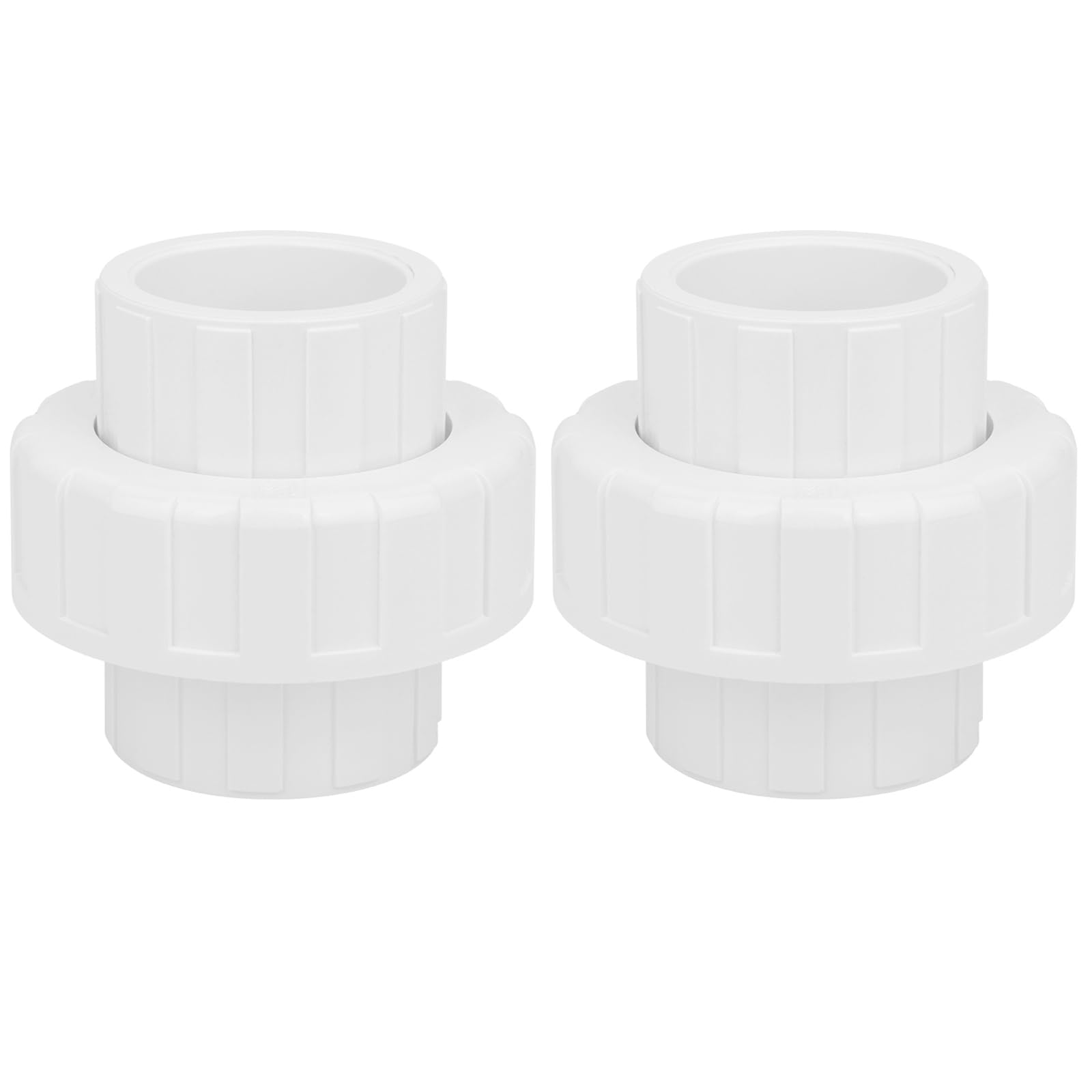 Snapklik.com : 2Pcs 1-1/2" PVC Union Coupling Pipe Fitting