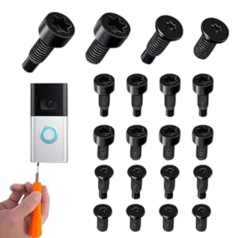 Miralith 20 Pcs 4 Sizes Ring Doorbell Screws Replacement kit ...