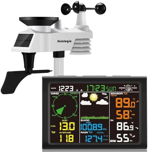Amazon.com : La Crosse Technology 327-1418BW Monochromatic Digital Wind ...