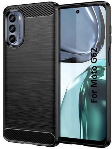 Dashmesh Shopping Shockproof Back Case Cover for Moto G62 5G (Carbon ...