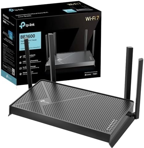 TP-Link Archer BE3600 Router WiFi 7 BE3600Mbps, WiFi Router, 2.5G Ports ...