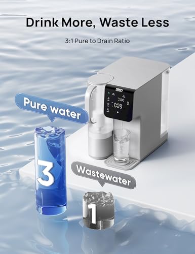 Dreo Reverse Osmosis Water Filter Countertop, 7-Stage RO Filtration ...