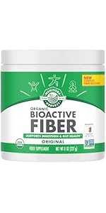 Amazon.com: Manitoba Harvest Organic BioActive Fiber Supplement with 6g ...