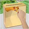 Amazon.com: PUTOTE Card Box for Wedding Gold Mirror 10 * 10 * 5.5IN ...
