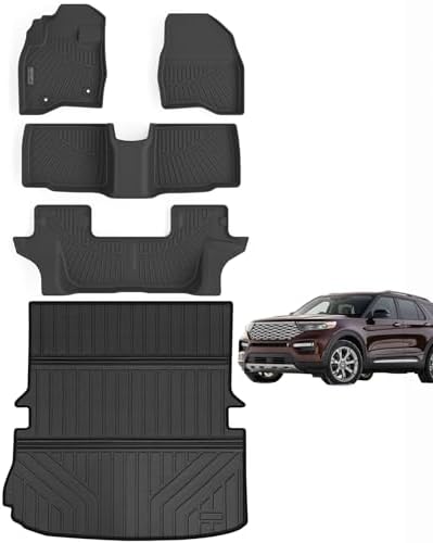 Amazon.com: LJWAITO Floor Mats & Large Trunk Mat for 2017 2018 2019 ...